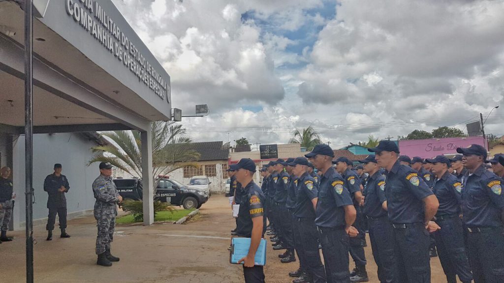 Curso Marechal Rondon visita a COE - Polícia Militar do Estado de Rondônia