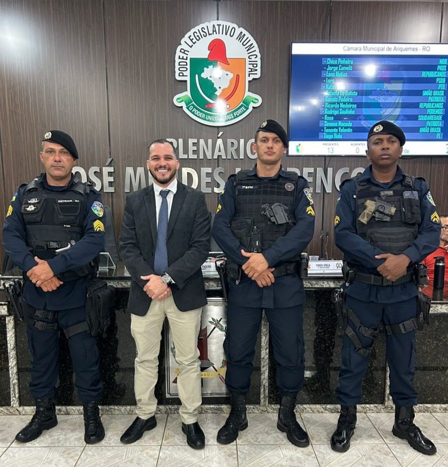 Ariquemes – Policiais militares do 7º BPM recebem Moção de Aplausos ...